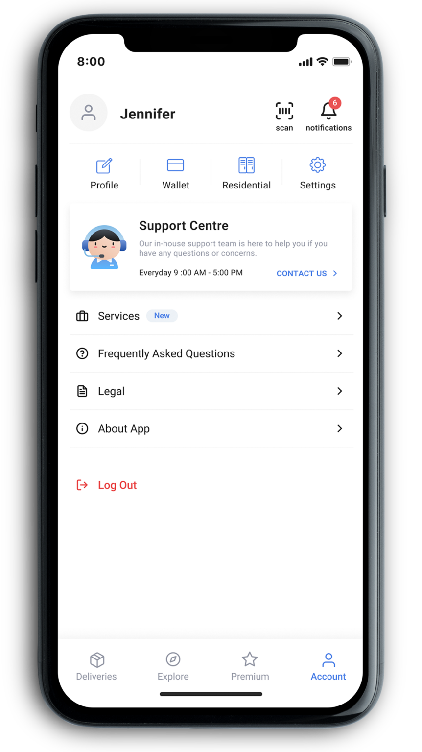 BlueBox User App - BlueBox Smart Locker