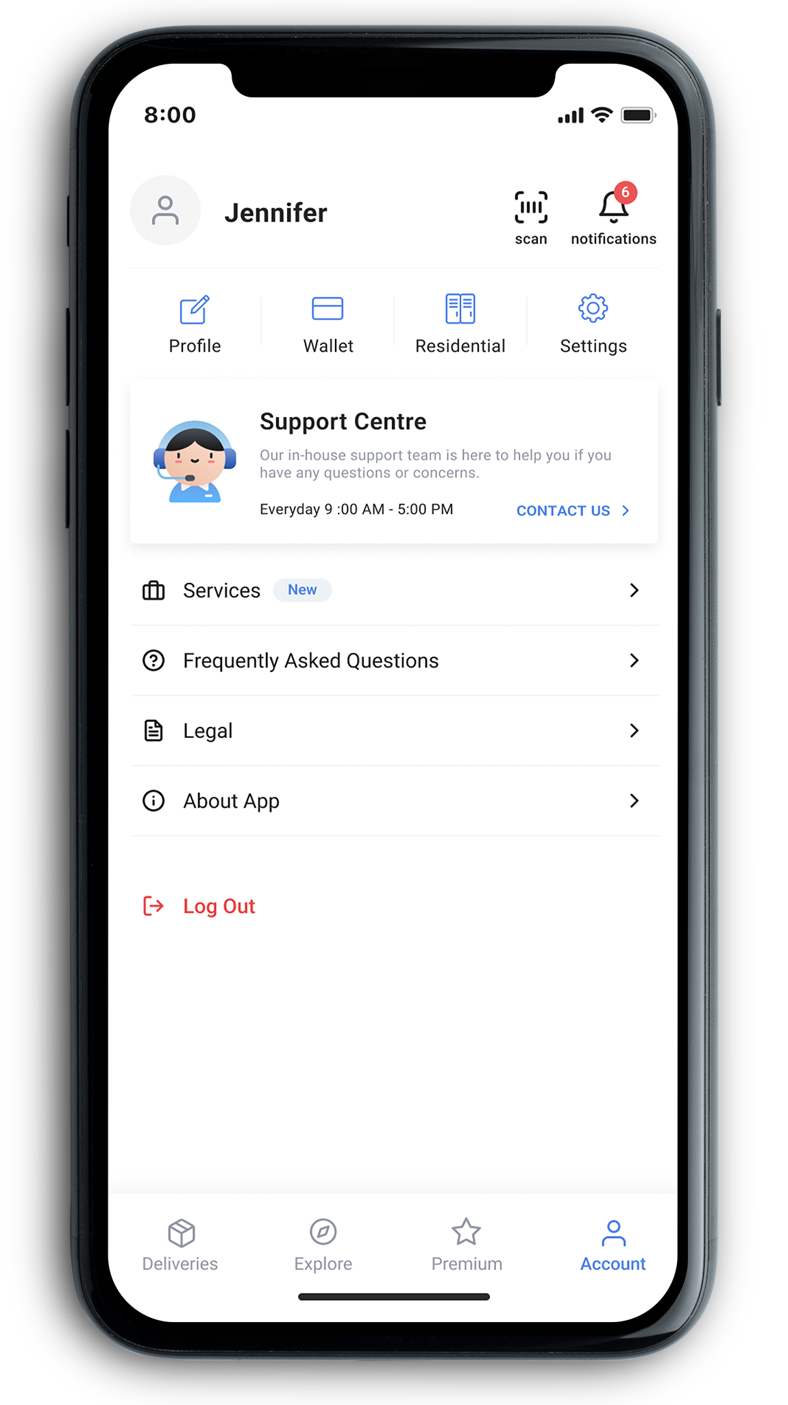 BlueBox User App - BlueBox Smart Locker