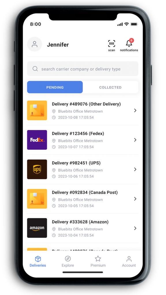 BlueBox User App - BlueBox Smart Locker