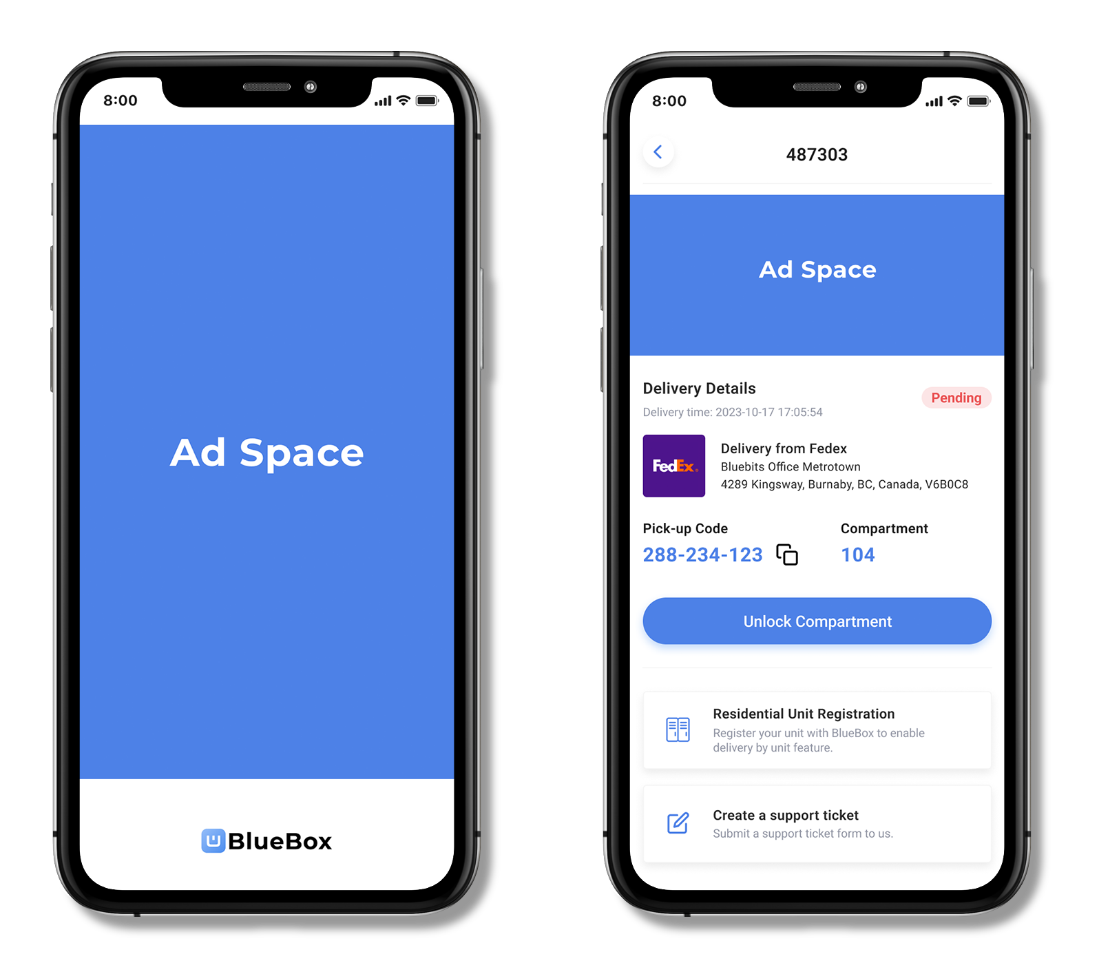 BlueAds Media: Advertise Your Business - BlueBox Smart Locker