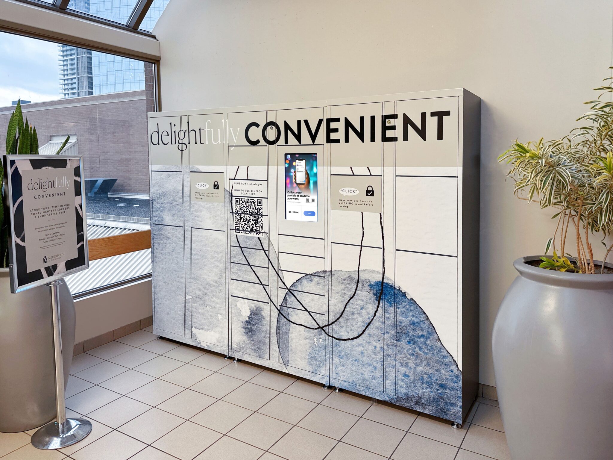 Who We Serve: Commercial Buildings - BlueBox Smart Locker